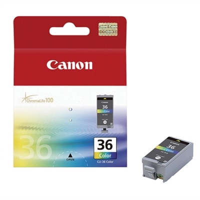 Click here for Canon CLI-36 Colored Ink Cartridge prices