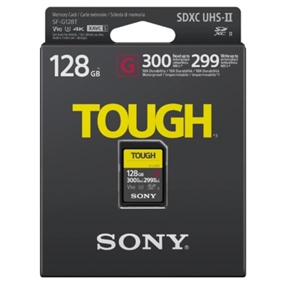 Click here for Sony Pro TOUGH SF-G128T 128 GB Class 10/UHS-II (U3... prices