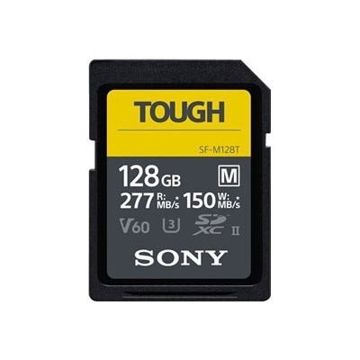 Click here for Sony TOUGH SF-M128T 128 GB Class 10/UHS-II V60 SDX... prices