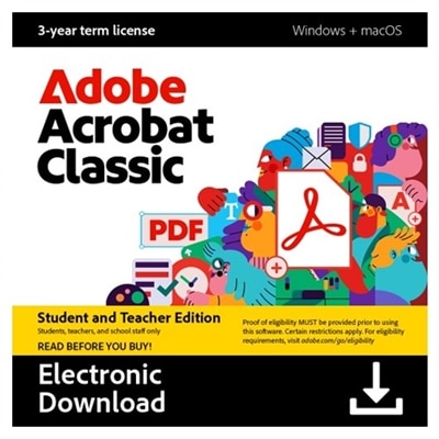 Click here for Adobe Acrobat Classic 2024 Student & Teacher Editi... prices