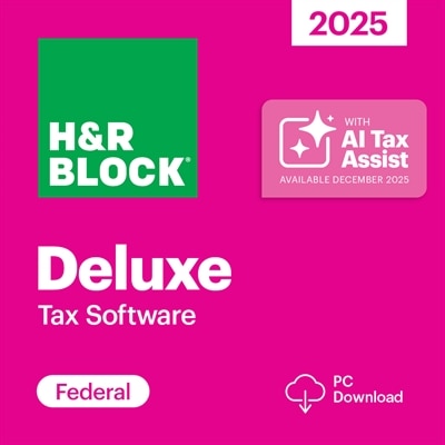 Click here for H&R Block Tax Software 2025 Deluxe - 1 User prices
