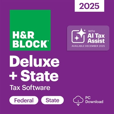 Click here for H&R Block H&R Block 2025 Deluxe + State Tax Softwa... prices