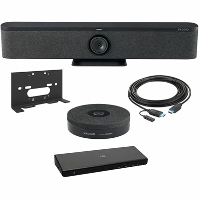 Click here for Vaddio Venture VideoBAR Conference Room in a Box prices