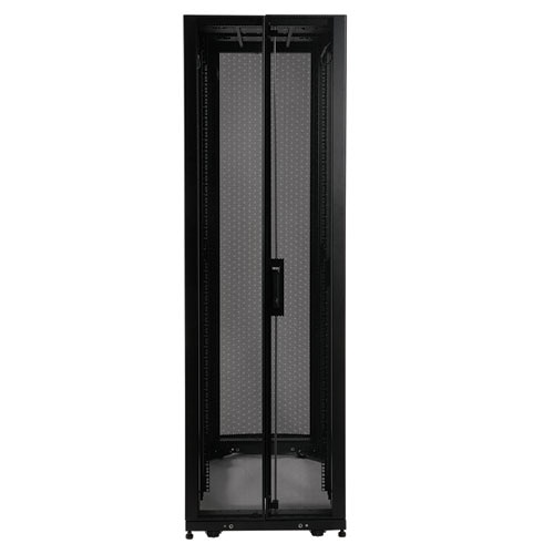 Eaton Tripp Lite Series SmartRack 42U Standard-Depth Rack Enclosure Cabinet with Doors and Side ...