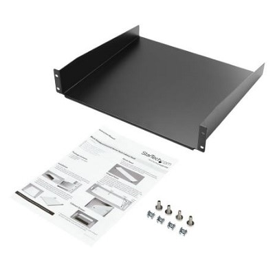 StarTech.com 2U Server Rack Cabinet Shelf - Fixed 16" Deep Cantilever ...