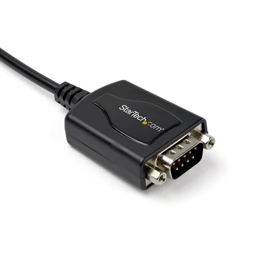 StarTech.com 1ft (30cm) 1-Port Professional USB to Serial Adapter Cable ...