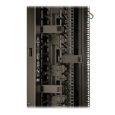 Eaton Tripp Lite Series 42U SmartRack Wide Standard-Depth Rack Enclosure Cabinet with Two Pre ...