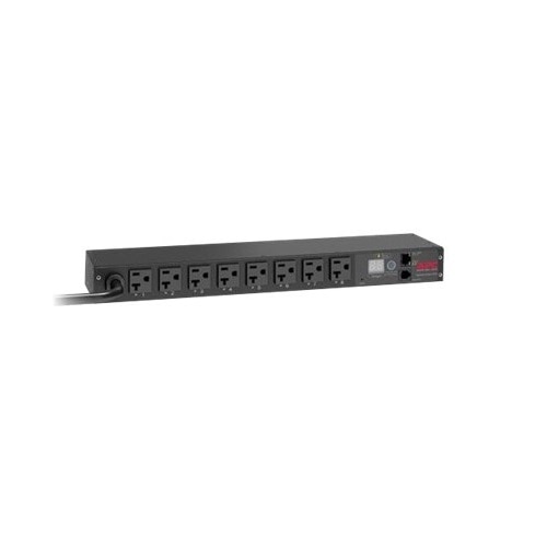APC NetShelter Switched Rack PDU, 1U, 20A, 120V, 8 NEMA 5-20 outlet ...