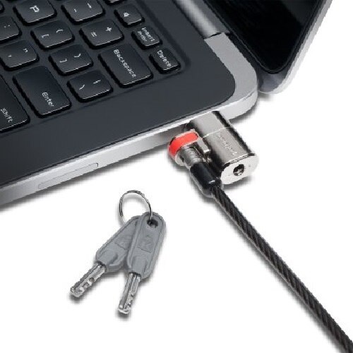 Kensington Clicksafe Keyed Laptop Lock For Non Standard Security Slots