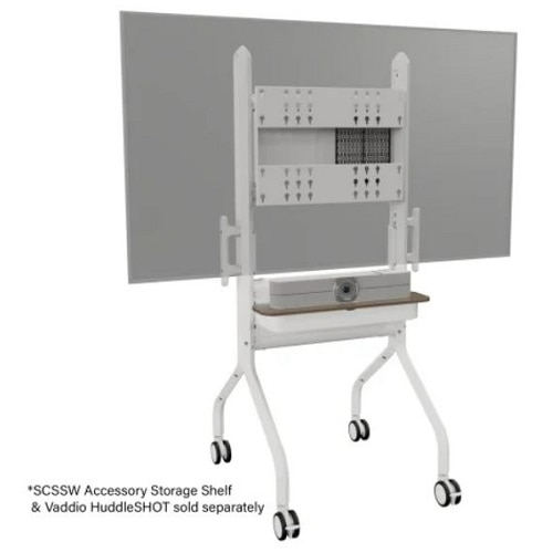 Chief Voyager Manual height Adjustable AV Mobile Cart - For 50-85 Inch ...