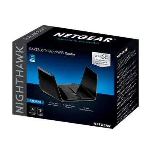 Netgear Nighthawk RAXE500 - Wireless router - 4-port switch - GigE, 2.5 ...