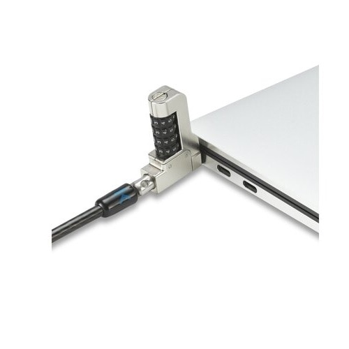 Kensington Slim N17 2.0 Combination (resettable) Laptop Lock for Wedge ...