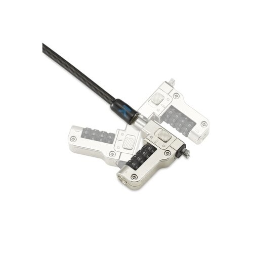 Kensington Slim N17 2.0 Combination (resettable) Laptop Lock for Wedge ...