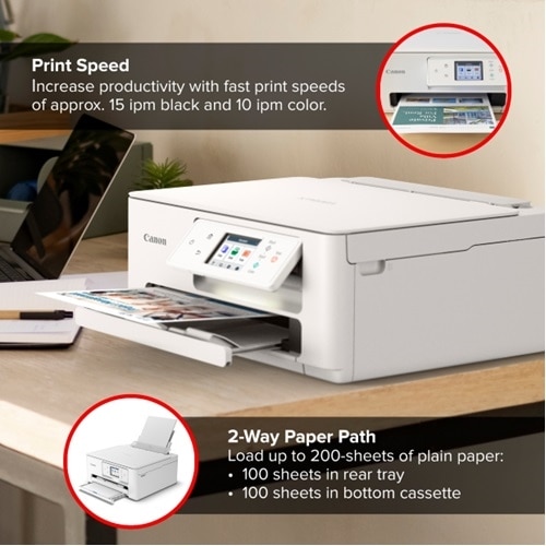 Canon PIXMA TS7720 Wireless Color All-In-One Inkjet Photo Printer ...