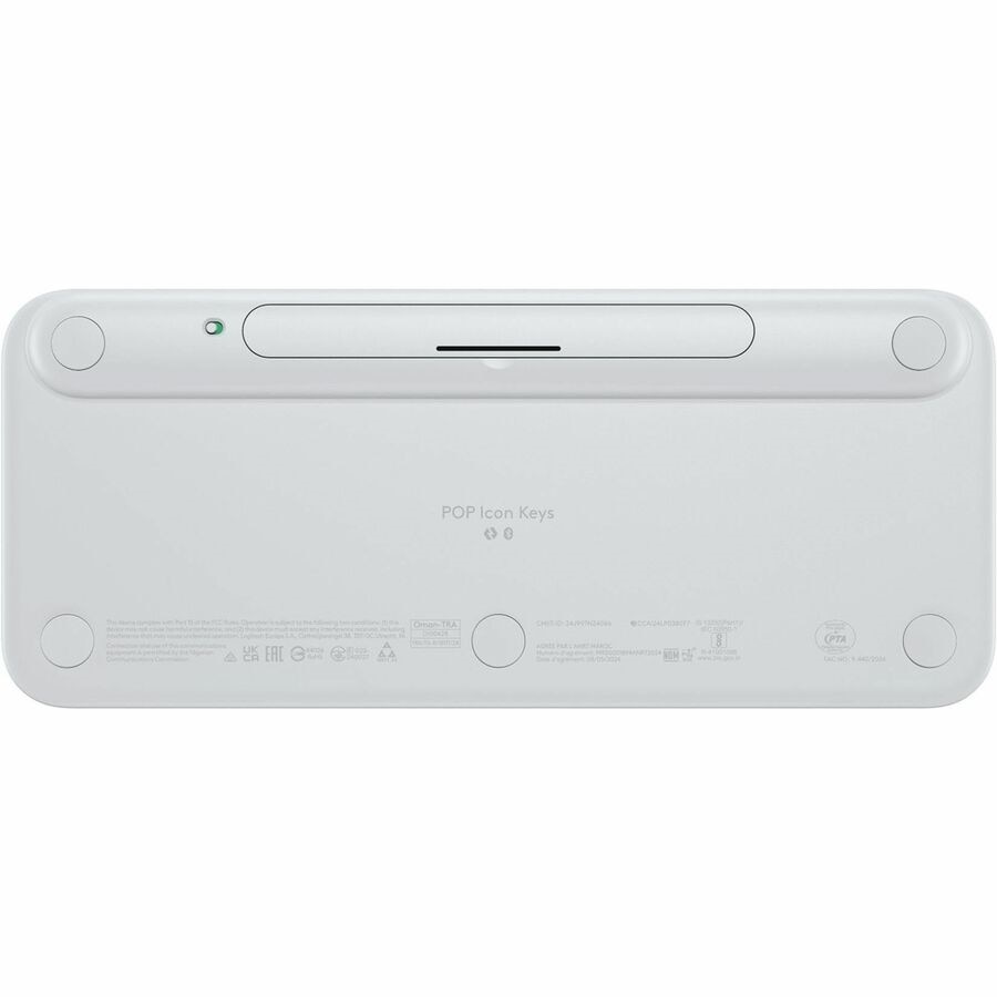 Logitech POP Icon Keys Wireless Bluetooth Keyboard - Off-white & Orange ...