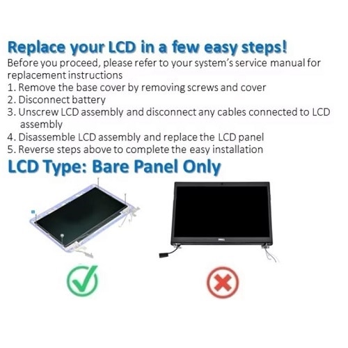 Dell 14.0" FHD Non-Touch Anti-Glare LCD with Bracket | Dell UK