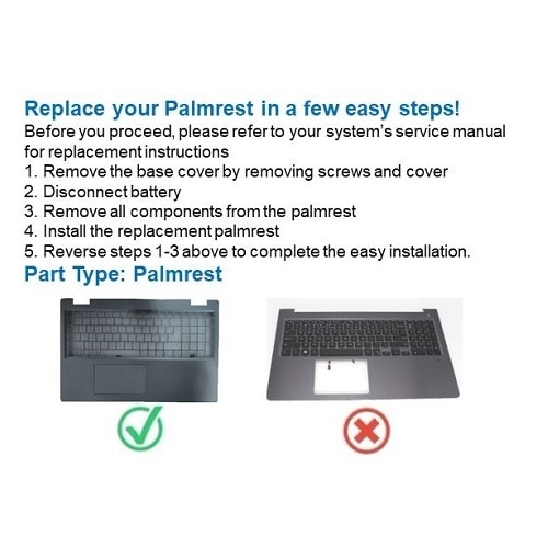 Dell Single Pointing Palmrest Assembly | Dell UK