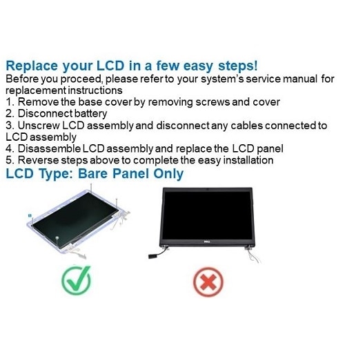 Dell 14.0" HD Non-Touch Anti-Glare LCD with Bracket | Dell UK