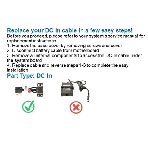 Dell DC Input Cable | Dell UK