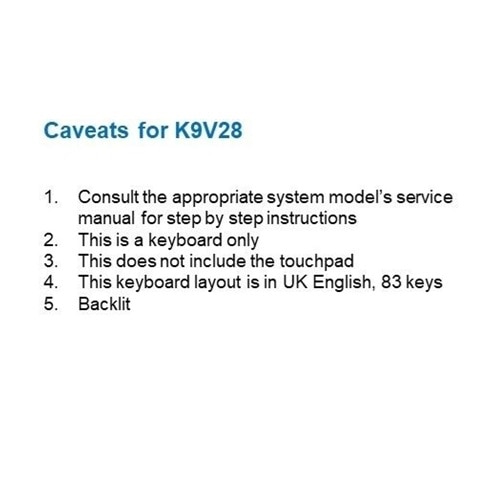 Dell English-UK Backlit Keyboard with 83-keys | Dell UK