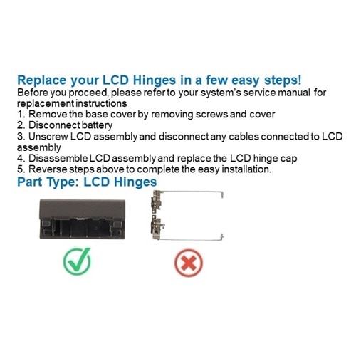 Dell Left Hinge Cap for Non-Touch LCD | Dell Ireland