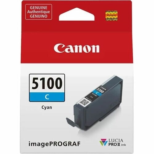 Canon Lucia PRO II PFI-5100 Original Inkjet Ink Cartridge - Cyan - 1 Pack | Dell USA